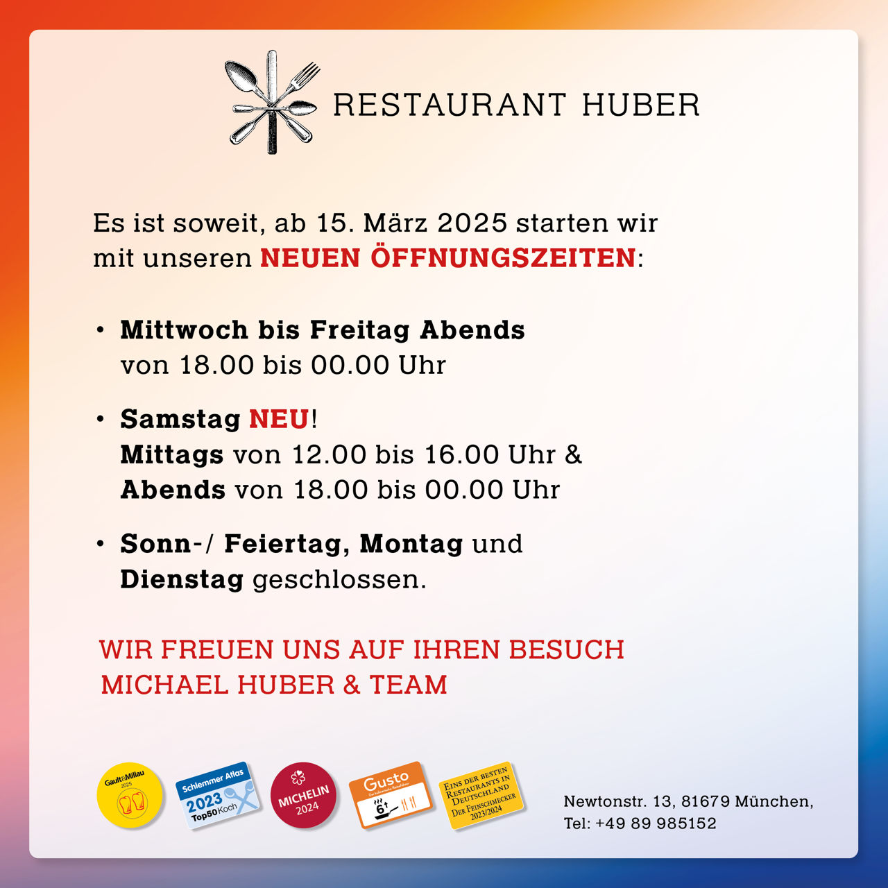 Restaurant Huber München